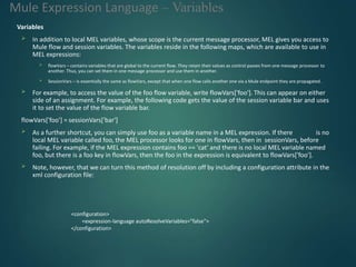 Expression language in mule | PPT