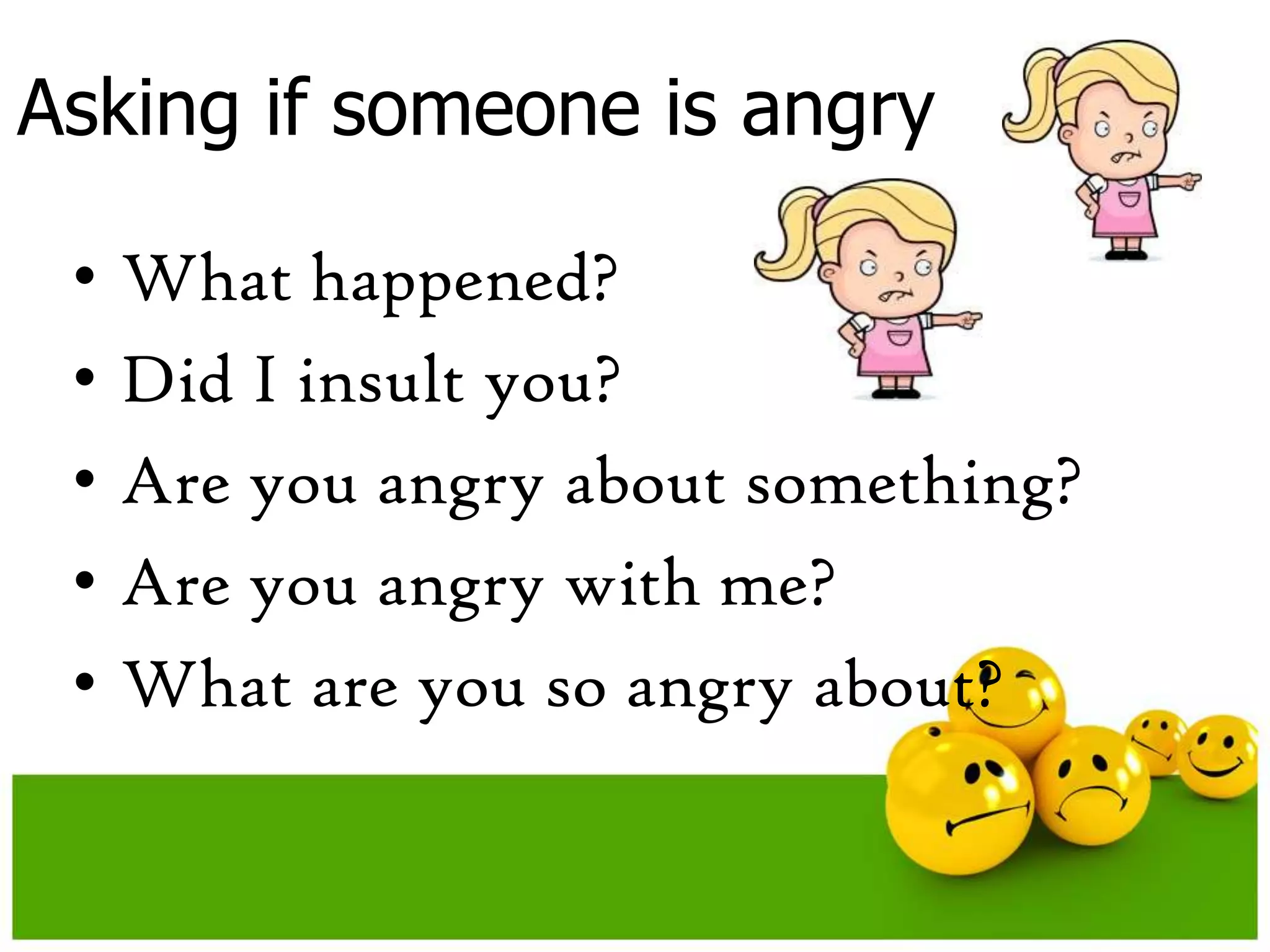 Expressing Feelings: Anger | PPT