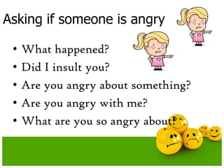 Expression of anger | PPT
