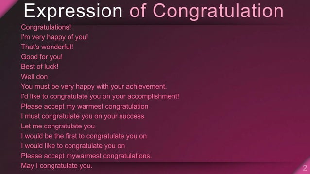 Expression of congratulations | PPTX | Graduation | Personal ...