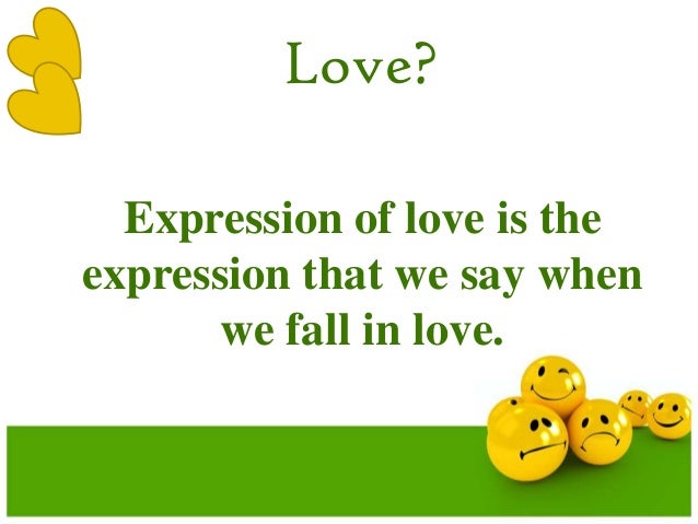 Expression of Love