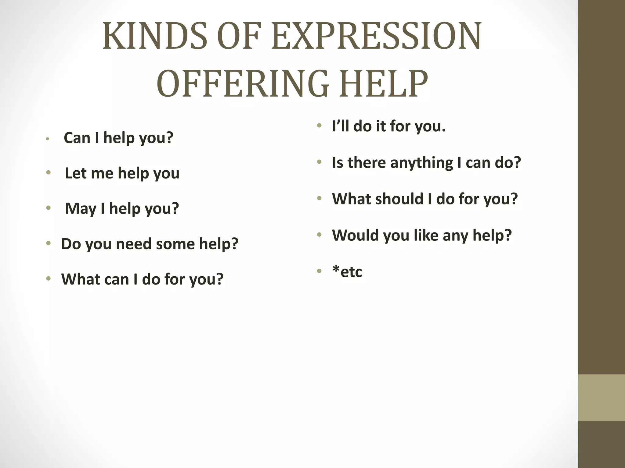 Expression of offering | PPTX