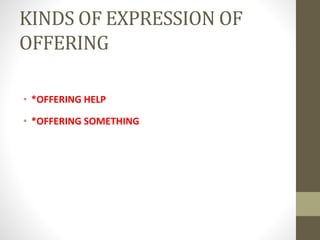 Expression of offering | PPTX