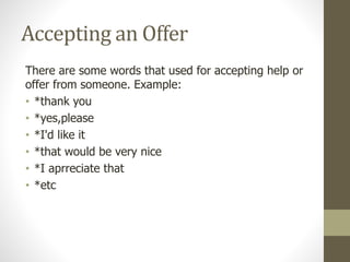 Expression of offering | PPTX