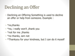 Expression of offering | PPTX