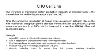 Expression of Recombinant Biomedical Products from Mammalian Cell.pptx