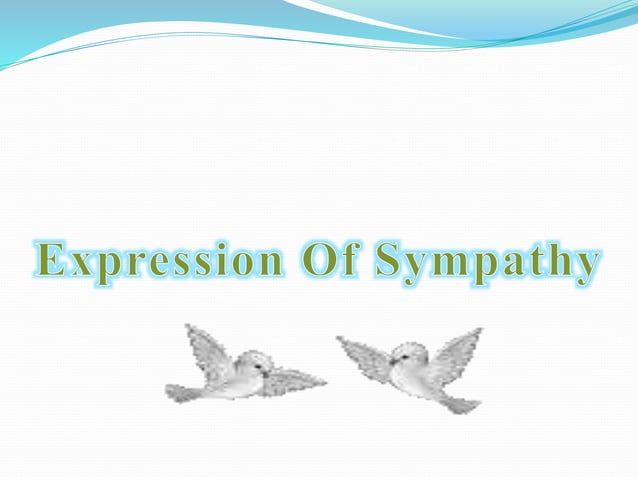 Expression of sympathy | PPTX