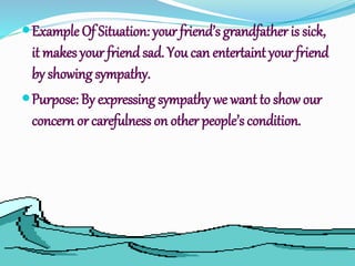 Expression of sympathy | PPTX