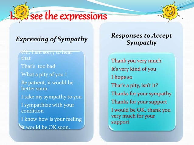 Expression of sympathy | PPTX
