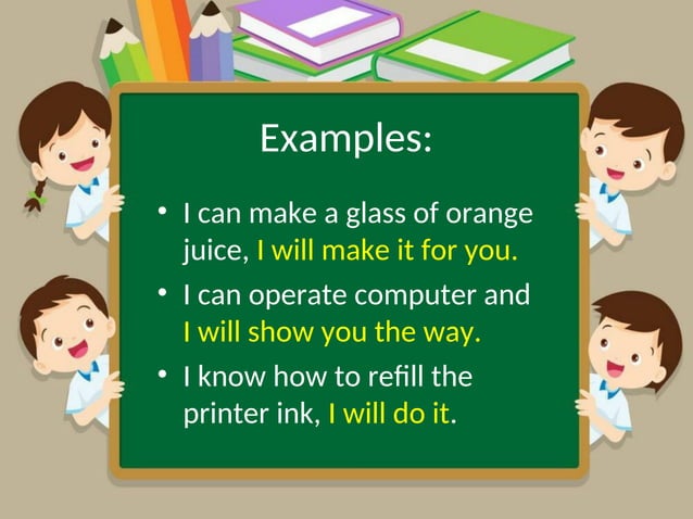 EXPRESSION OF WILLINGNESS grammar.ppt... | PPT