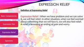 Expression Pain and Relief | PPTX