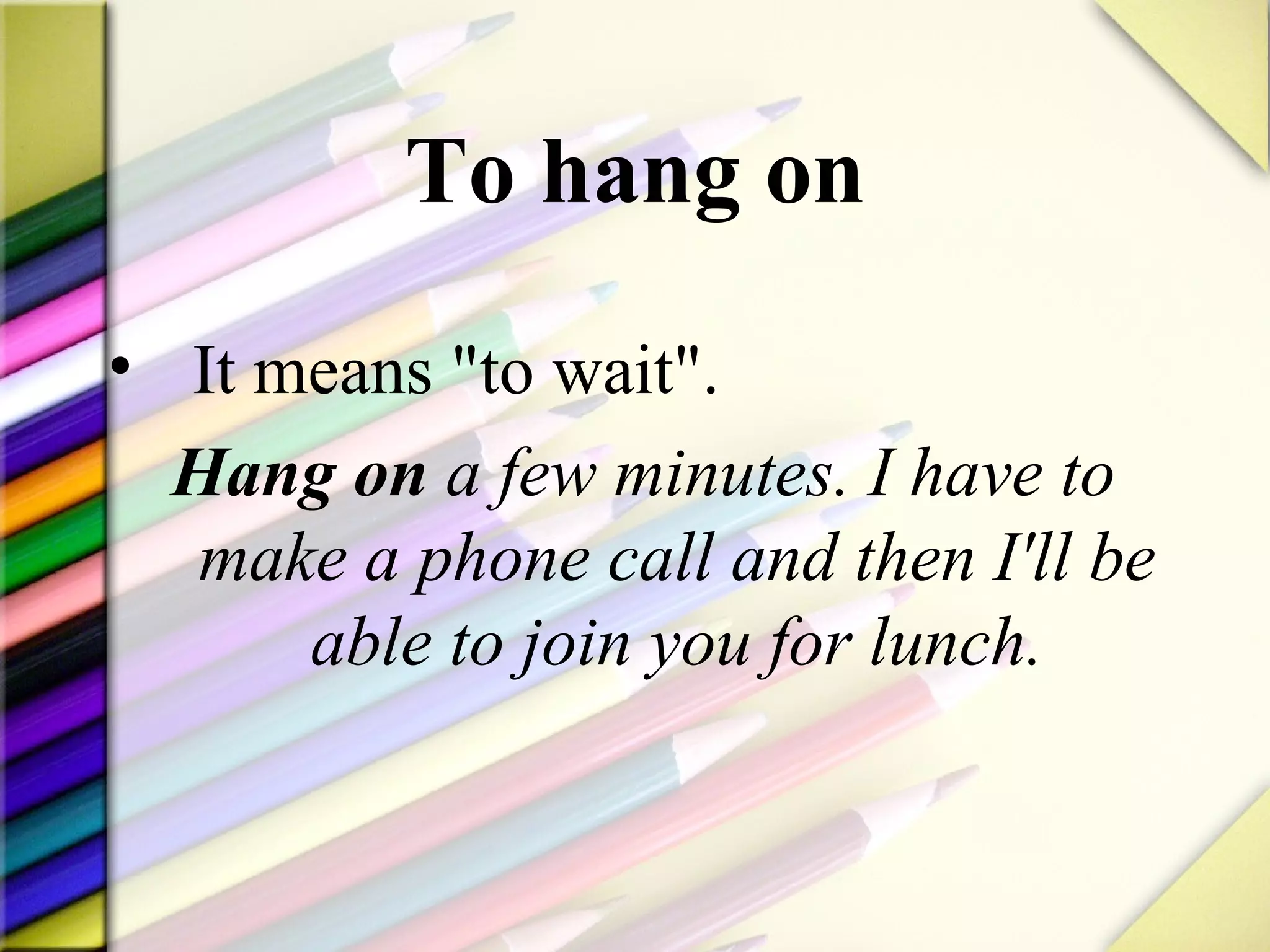 Common Expressions in English. | PPT