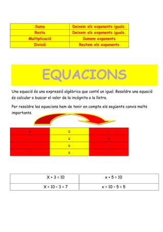 Expressions algebriques | DOCX