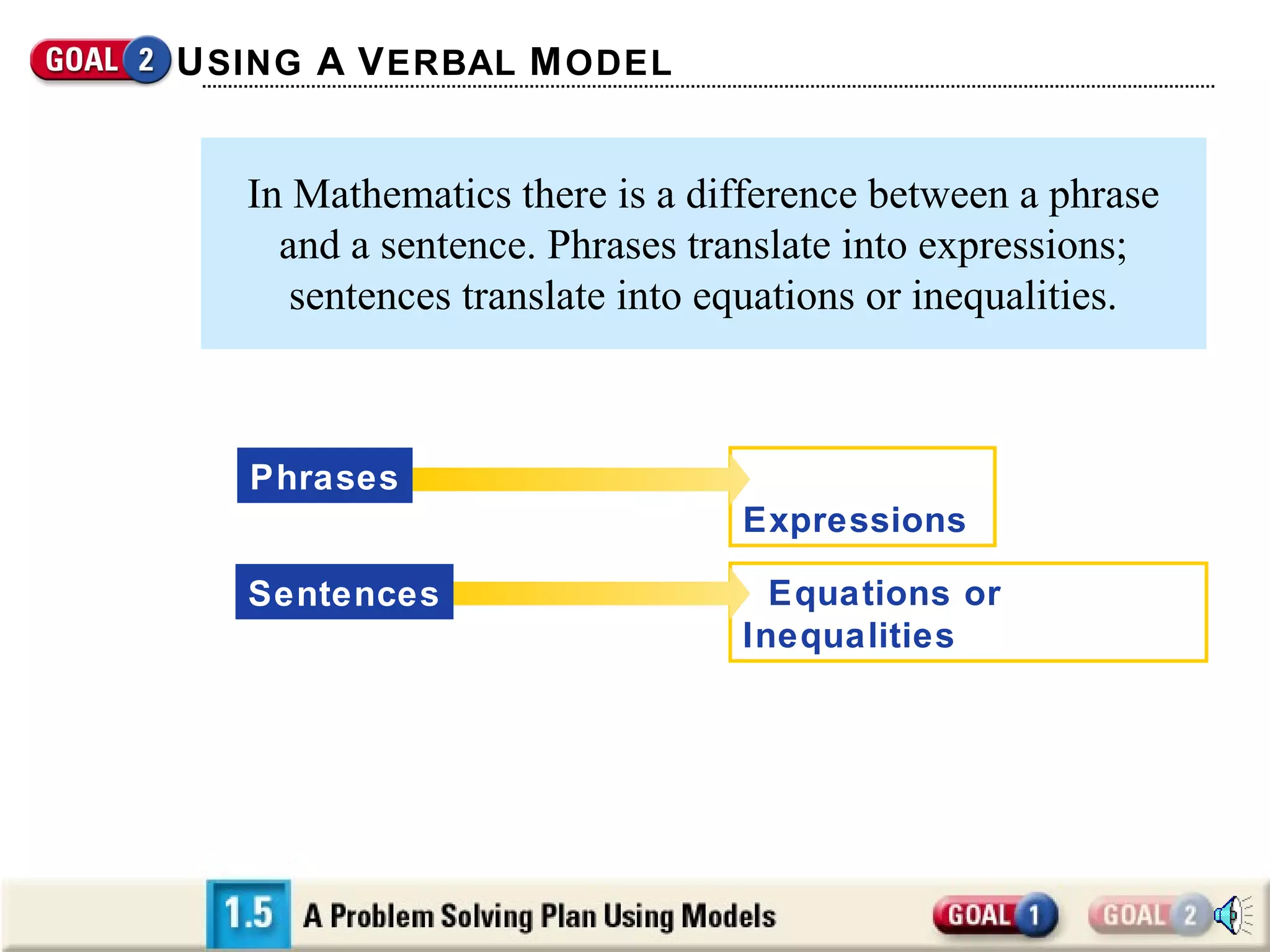 Expressions and equations | PPT
