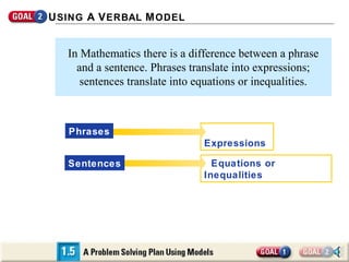 Expressions and equations | PPT