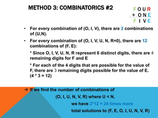 Expressions and equations with cryptarithmetic | PPTX