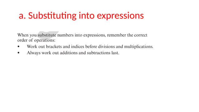 Expressions and Formulae.pptx Algebraic expressionsAlgebraic expressions | PPTX | Physics | Science