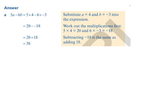 Expressions and Formulae.pptx Algebraic expressionsAlgebraic ...