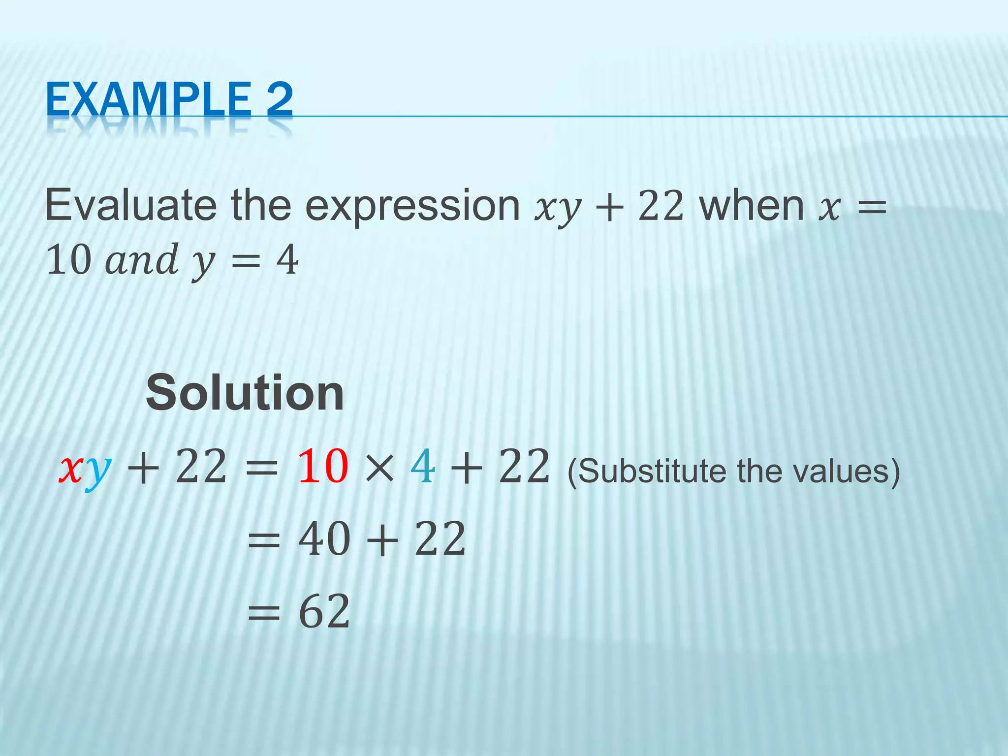 Expressions and variables | PPTX Expressions and variables | PPTX