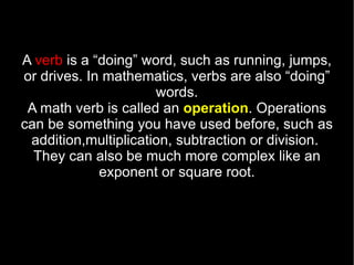 Expressions, equations, and functions variable expressions | ODP
