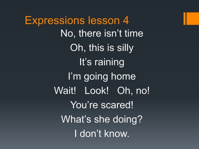 Units 1 to 4 daily English expressions to communicate | PPTX