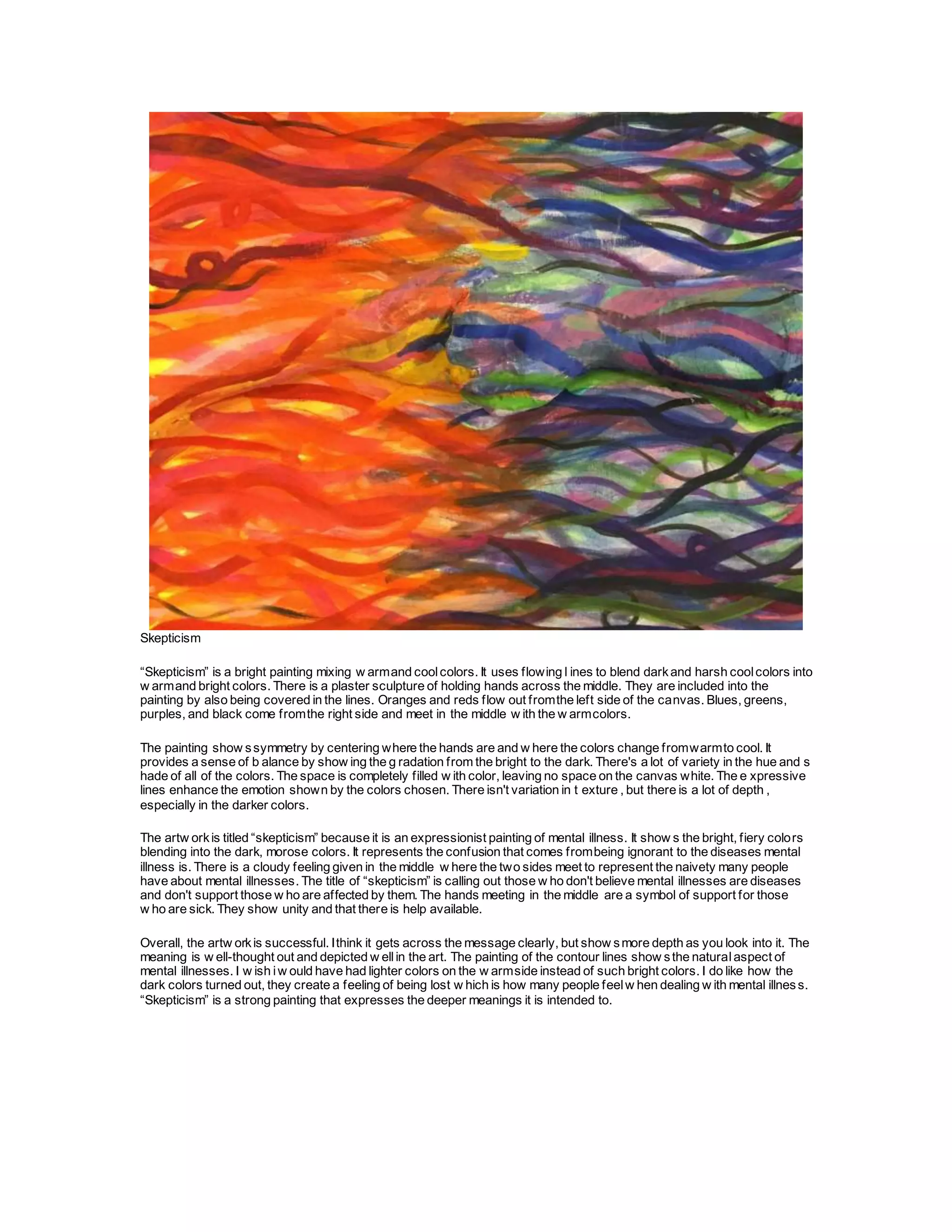 Expressions in plaster lesson plan | DOCX