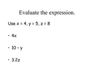 Expression Notes | PDF | Programming Languages | Computing