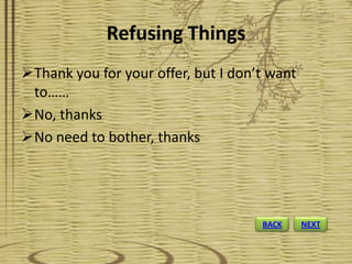 Expressions of asking and giving opinion | PPTX