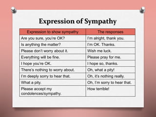 Expressions of feeling | PPTX