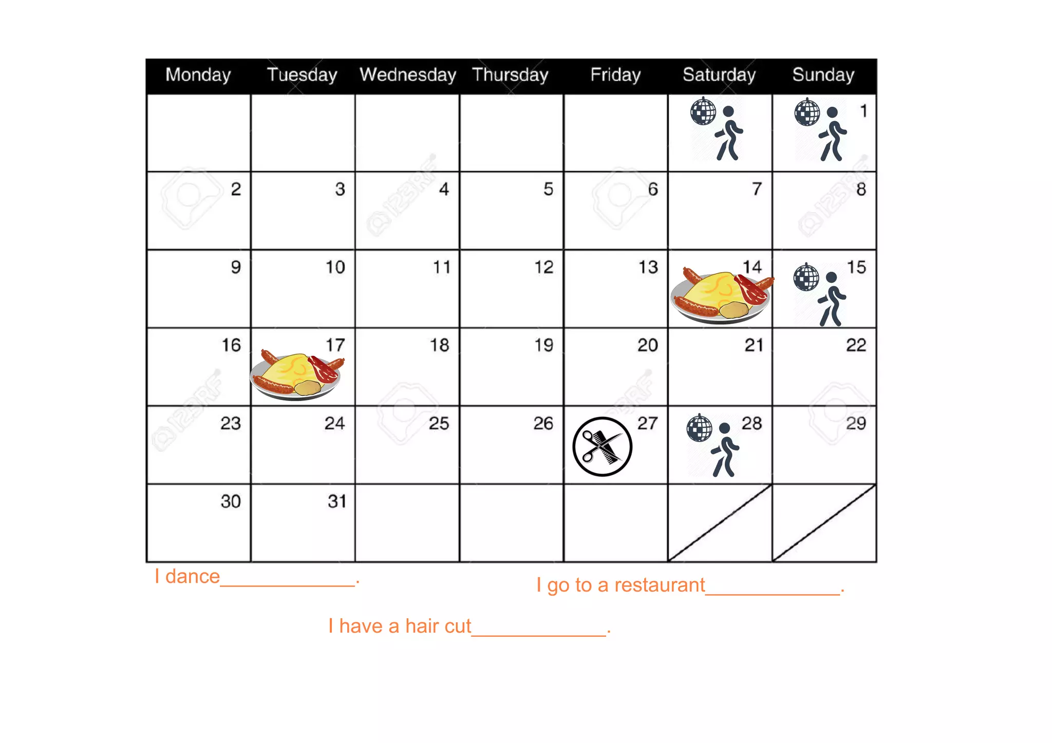 Expressions of frequency-exercise | PPT