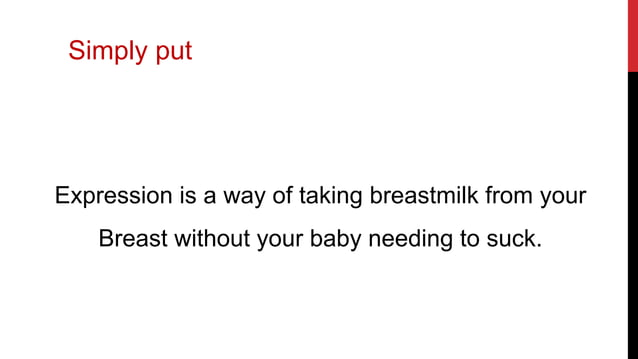 Expression and storage of breast milk | PPTX