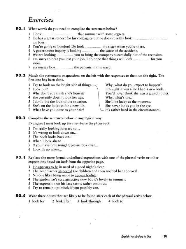 Expressions With Look | PDF