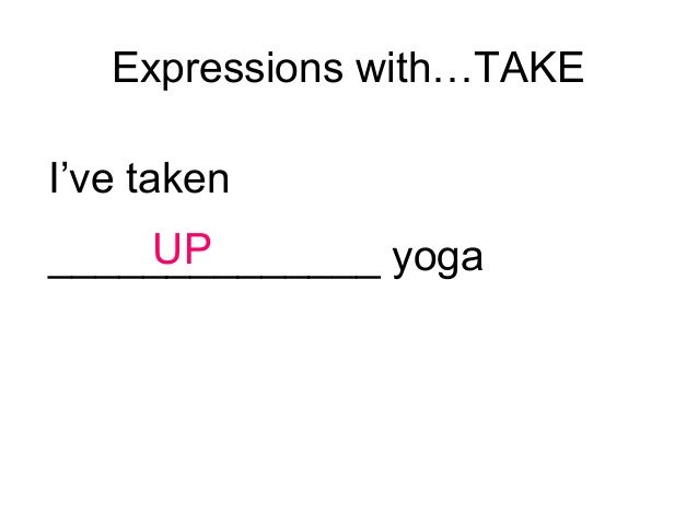 Expressions with take