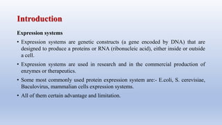 Expression system | PPT