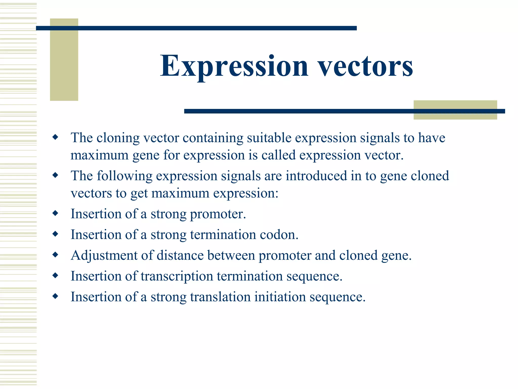 Expression system final | PPTX