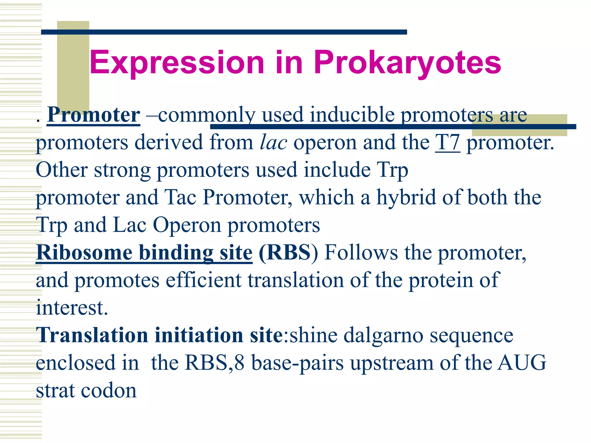Expression system final | PPTX