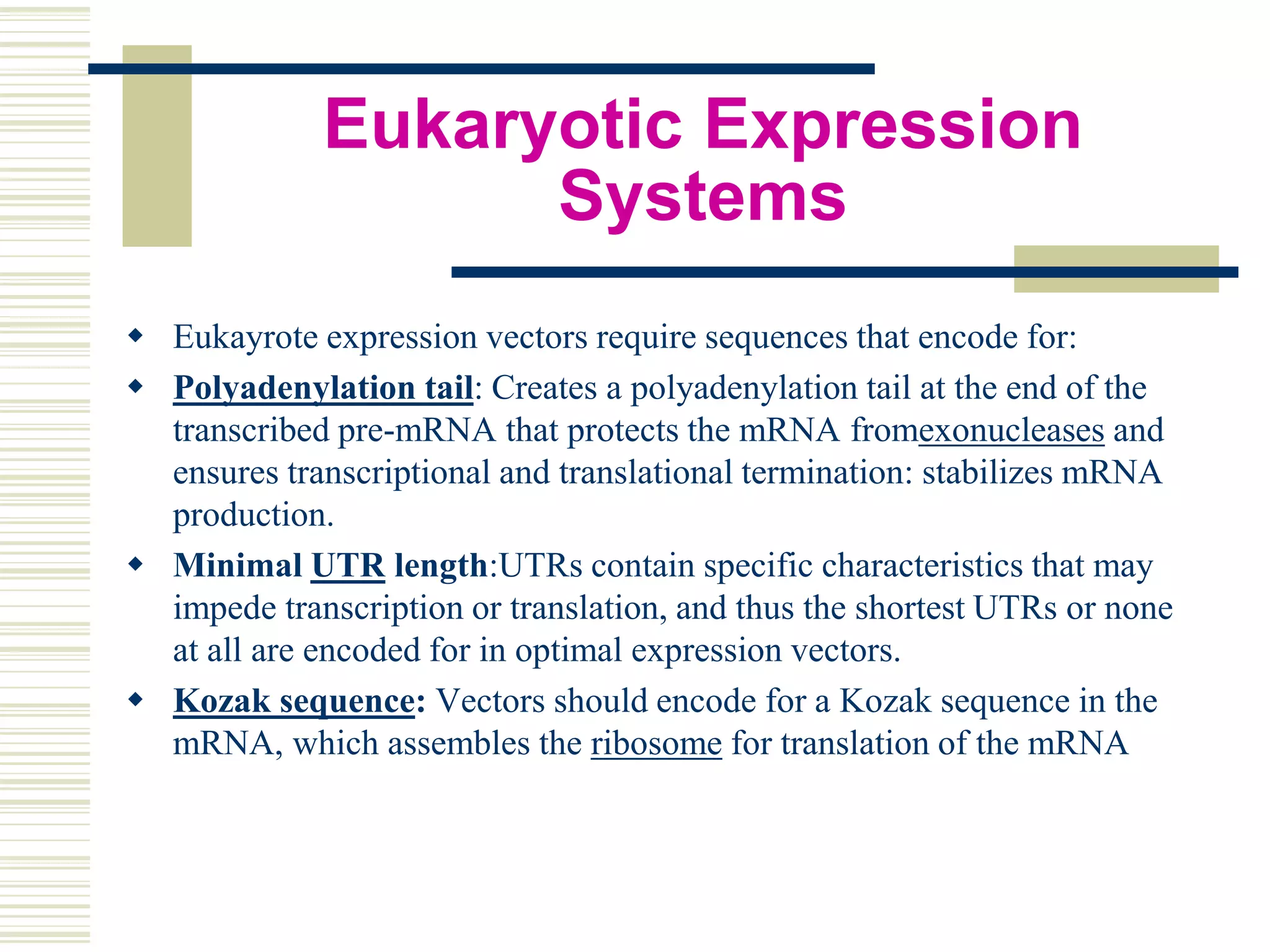 Expression system final | PPTX