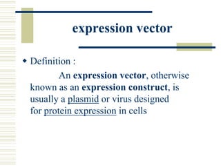 Expression system final | PPTX
