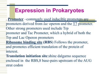 Expression system final | PPTX