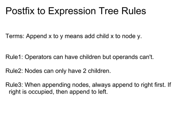 Expression trees | PDF