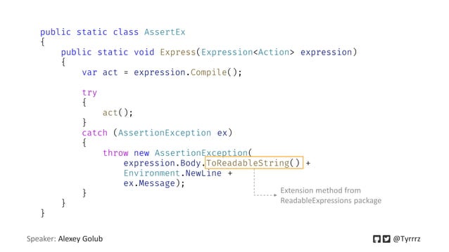 Oleksii Holub "Expression trees in C#" | PPT