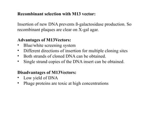 EXPRESSION VECTORS and bacteriophage vectors.pptx