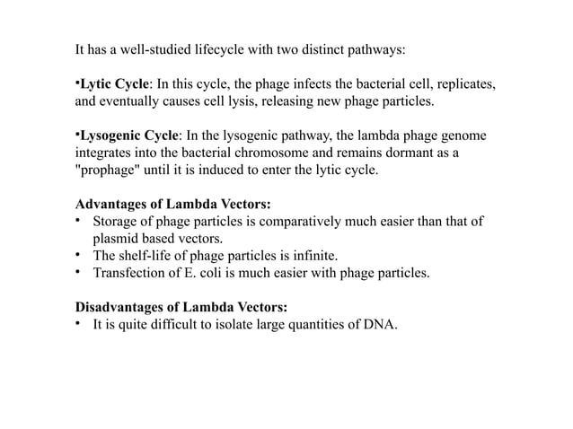 EXPRESSION VECTORS and bacteriophage vectors.pptx