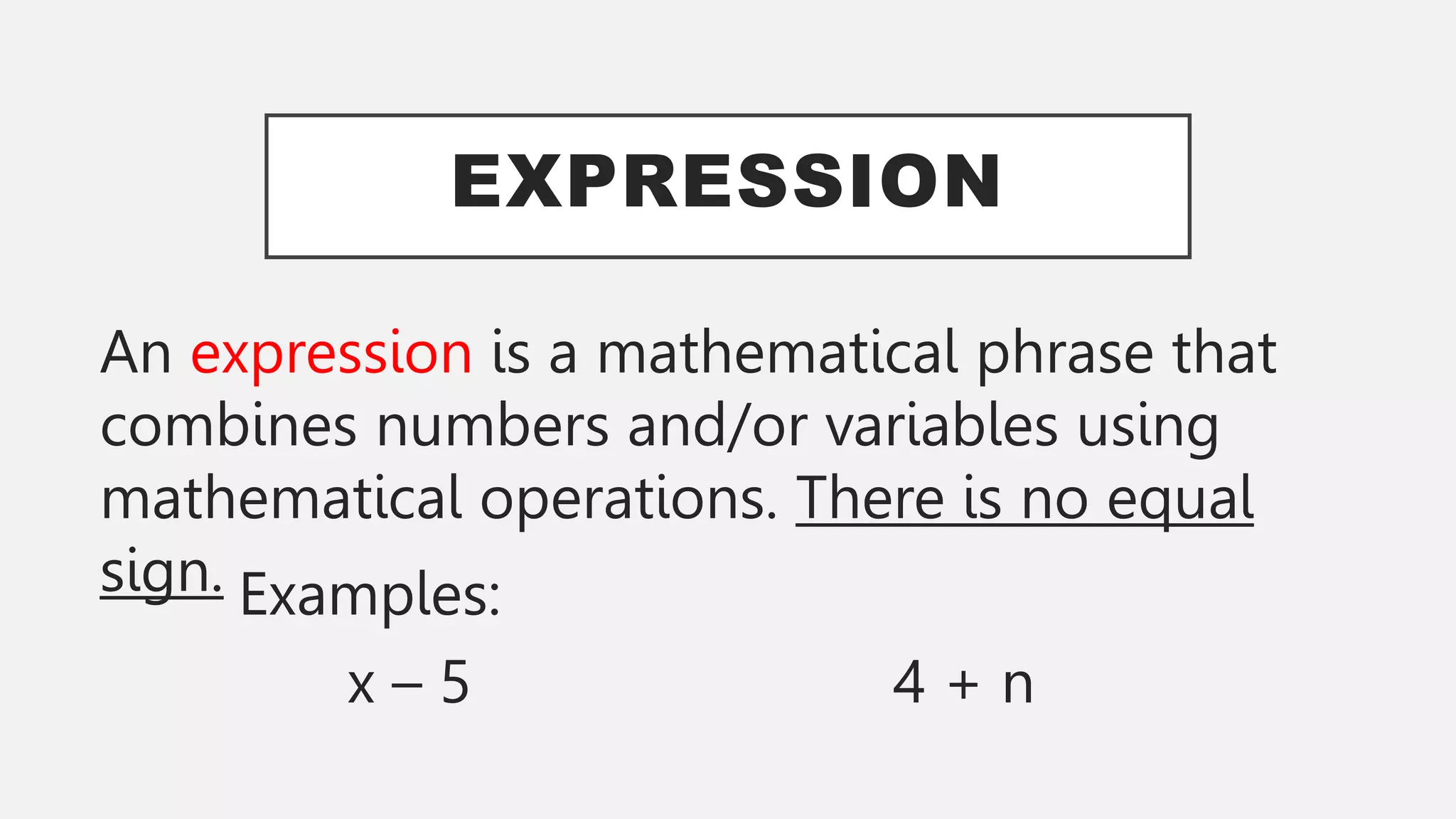 expression vs. equation.pptx expression vs. equation.pptx