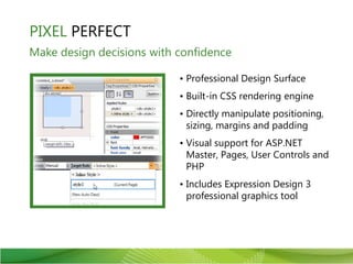 Introducing the new features in Expression Web 3 | PPTX | Web Design ...