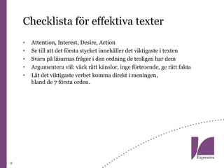 Expressivas skrivtips för ansökningsbrev och säljande texter – skriv ...