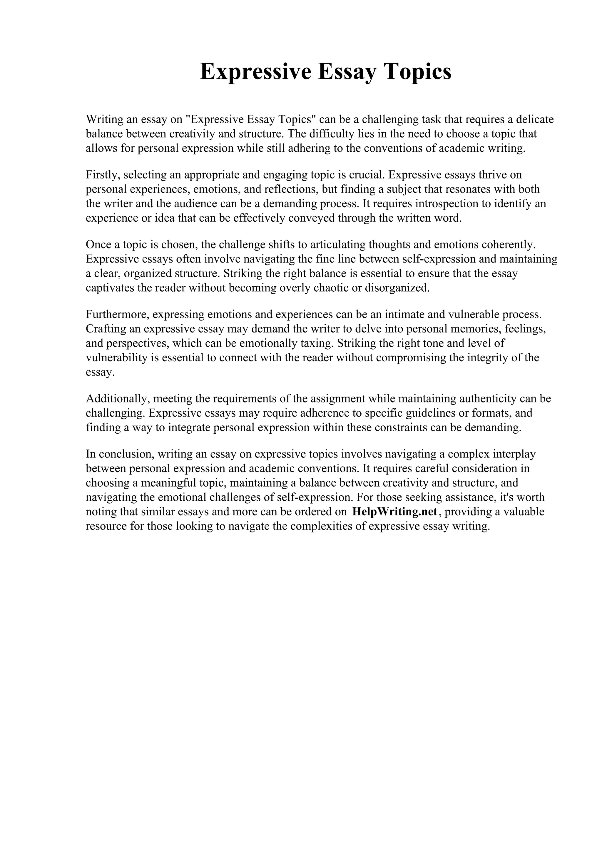 Expressive Essay Topics.pdf