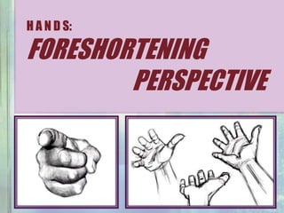 Observational Drawing skills- contour line hands | PPT