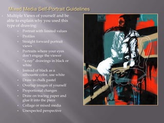 Expressive self portraits | PPTX