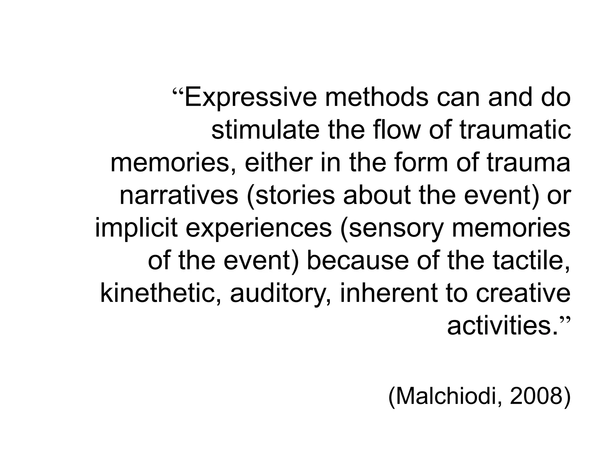 Expressive therapy | PPTX